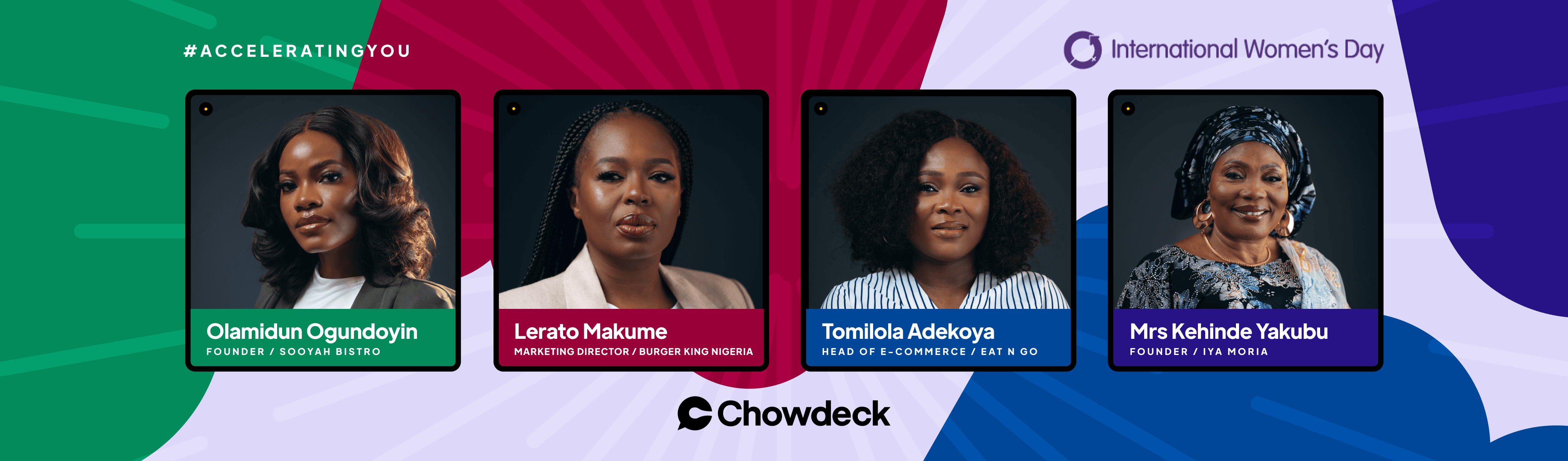 #AcceleratingYou: Celebrating Women-Led Brands in the Chowdeck Ecosystem